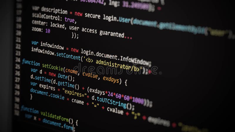 Computer Code Programming Coding Process Stock Image Image Of Menu Application 170638027 5618