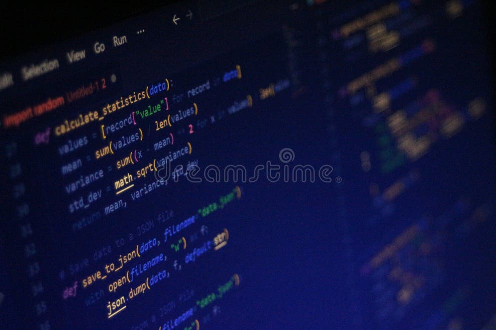 Computer Code Programming Language Coding Close High Resolution Photo ...