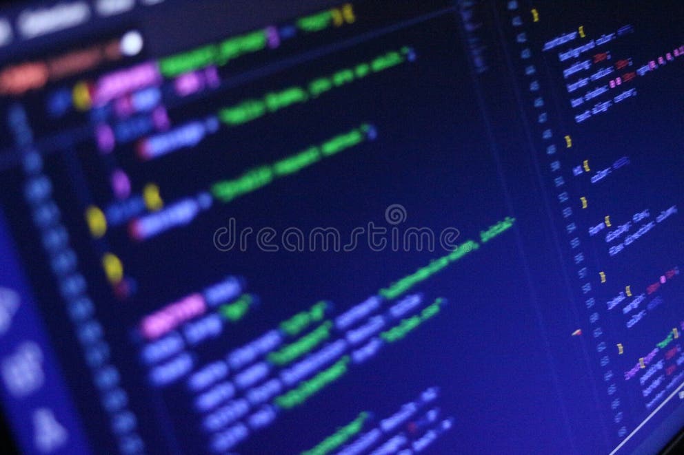 Computer Code Programming Language Coding Close High Resolution Photo ...