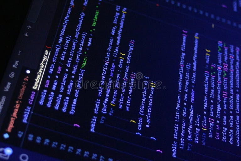 Computer Code Programming Language Coding Close High Resolution Photo ...
