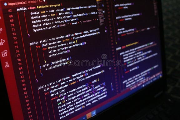 Computer Code Programming Language Coding Close High Resolution Photo ...