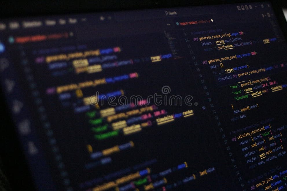 Computer Code Programming Language Coding Close High Resolution Photo ...