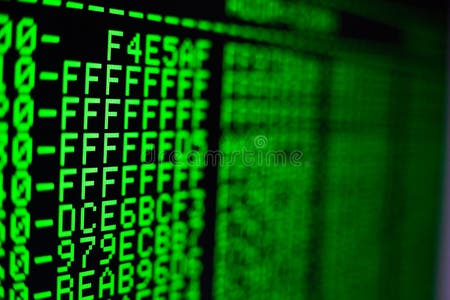 Computer Code on the Screen Stock Image - Image of black, error: 179772401