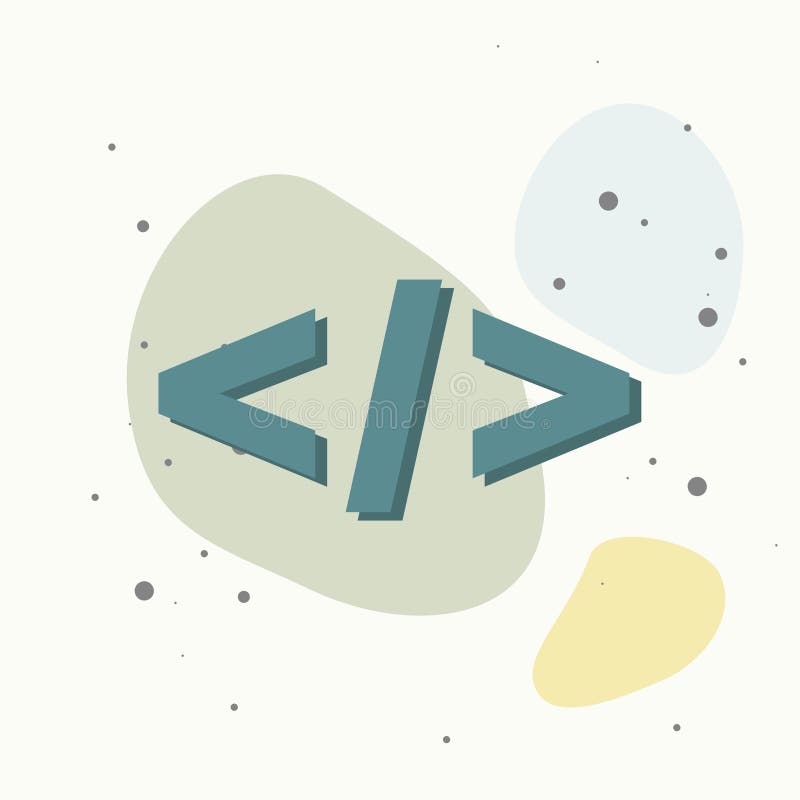 Brackets Symbol Coding Background Stock Illustrations – 54 Brackets ...