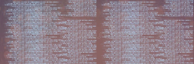 Computer Codes Processing Over Black Flares Background, Technology and Computer Programming ...