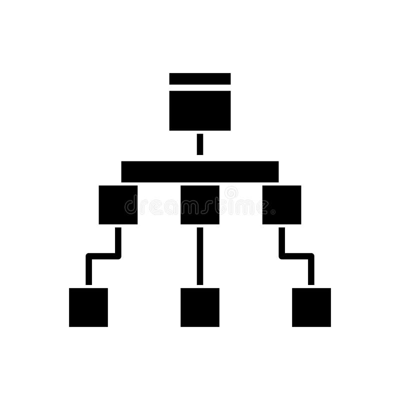 Computer Communications Black Icon, Concept Illustration, Vector Flat ...