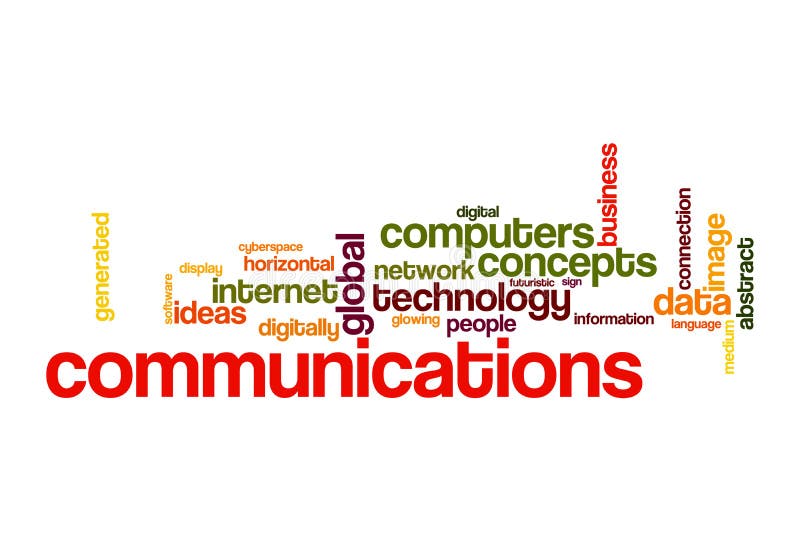 Computer Communications and Internet Technology Icon Set Stock Vector ...