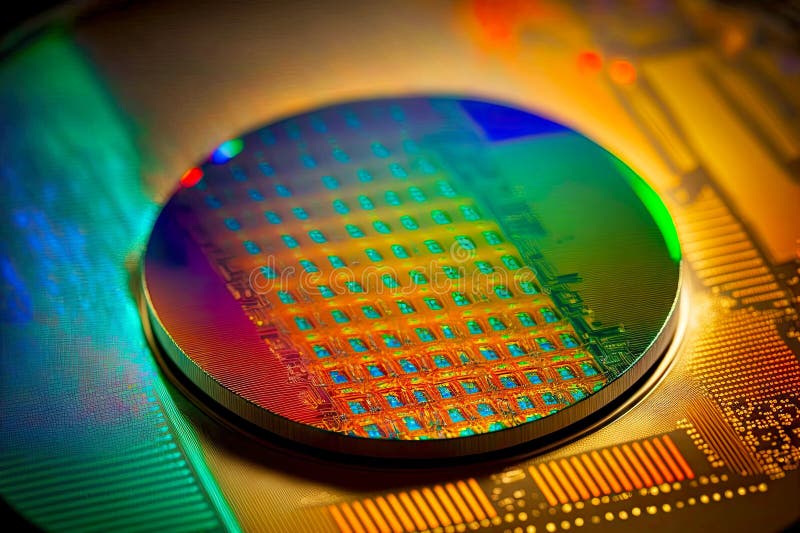 Processor Silicon Wafer Stock Illustrations – 353 Processor Silicon ...