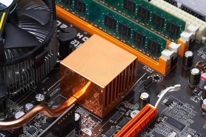 Computer Hardware. stock image. Image of green, development - 8468359