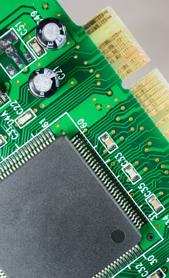 Computer Component Circuit Board Memory Processor Networking Card Stock ...