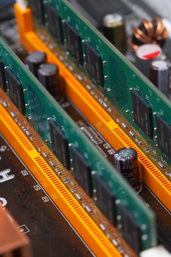 Computer Hardware. stock image. Image of green, development - 8468359