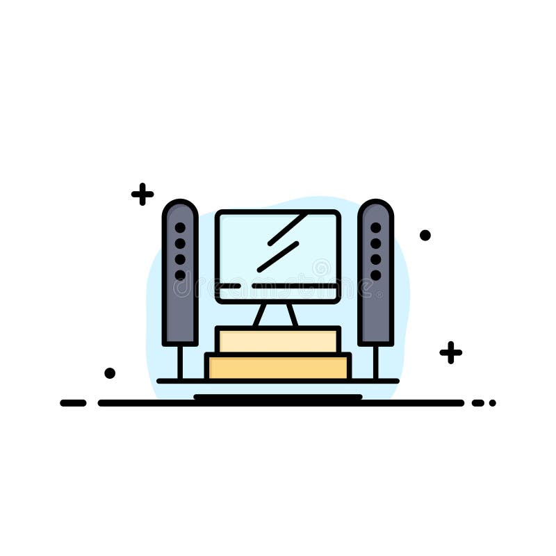 Computer, Computing, Server, Cpu Business Logo Template. Flat Color ...