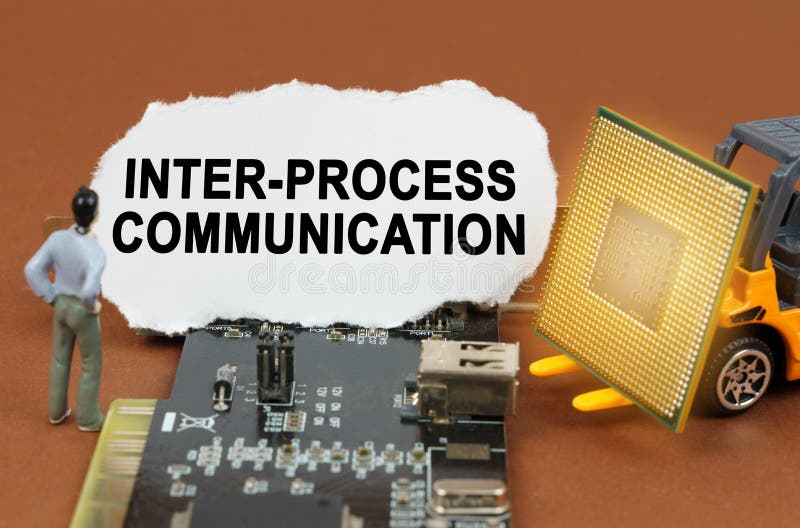 On the Board with Microcircuits Lies a Paper Plate with the Inscription ...