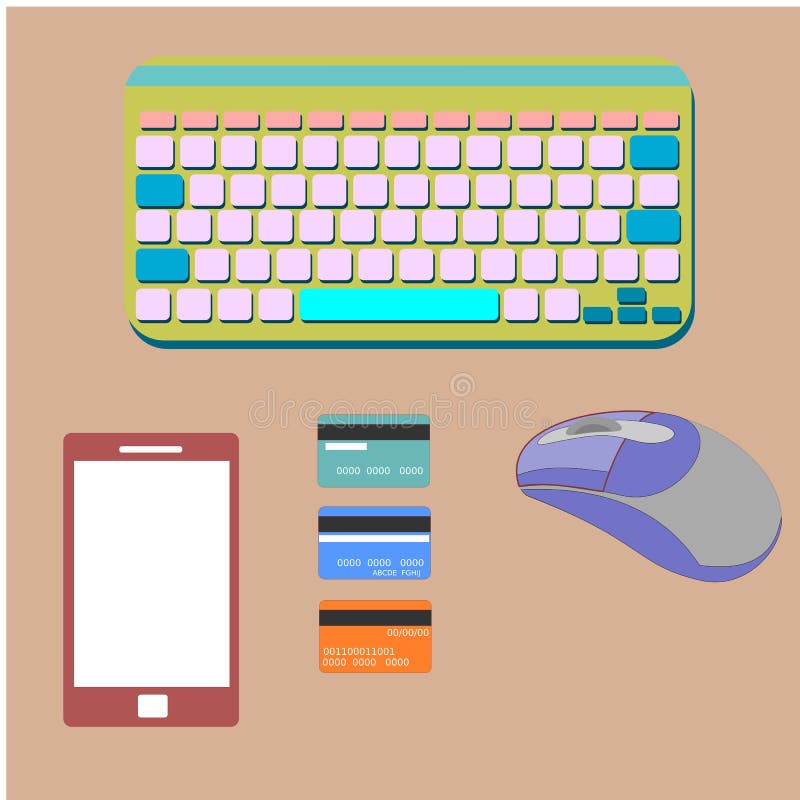 Computer Concept stock vector. Illustration of technology - 62116420