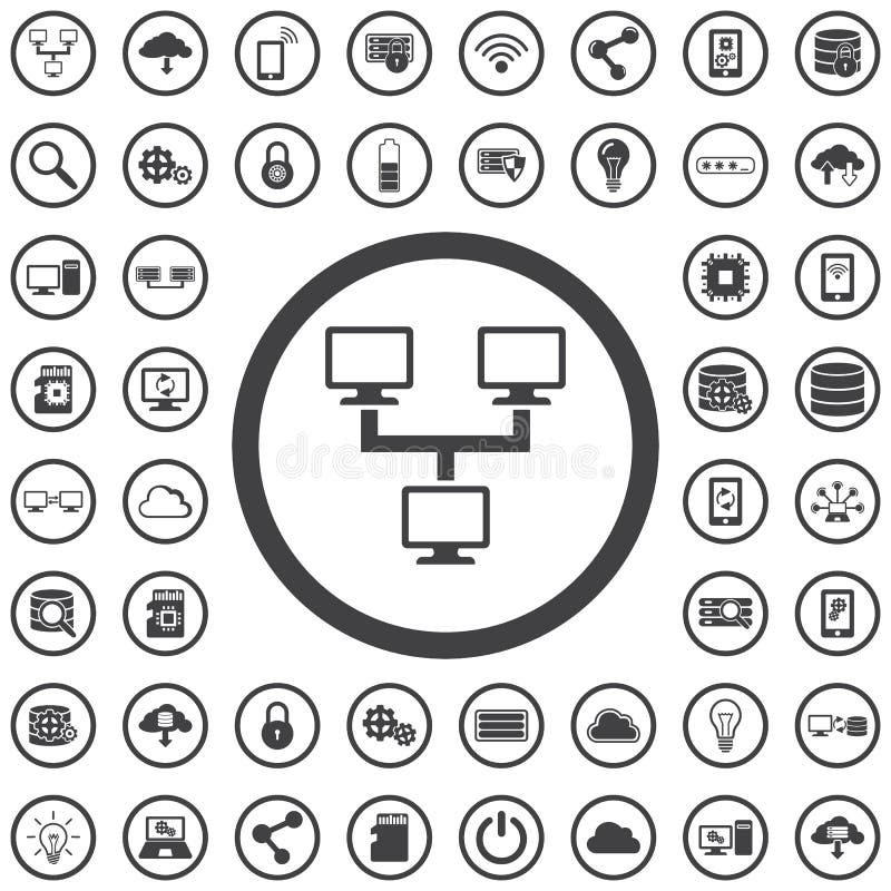 Connection Icon stock illustration. Illustration of data - 108919231