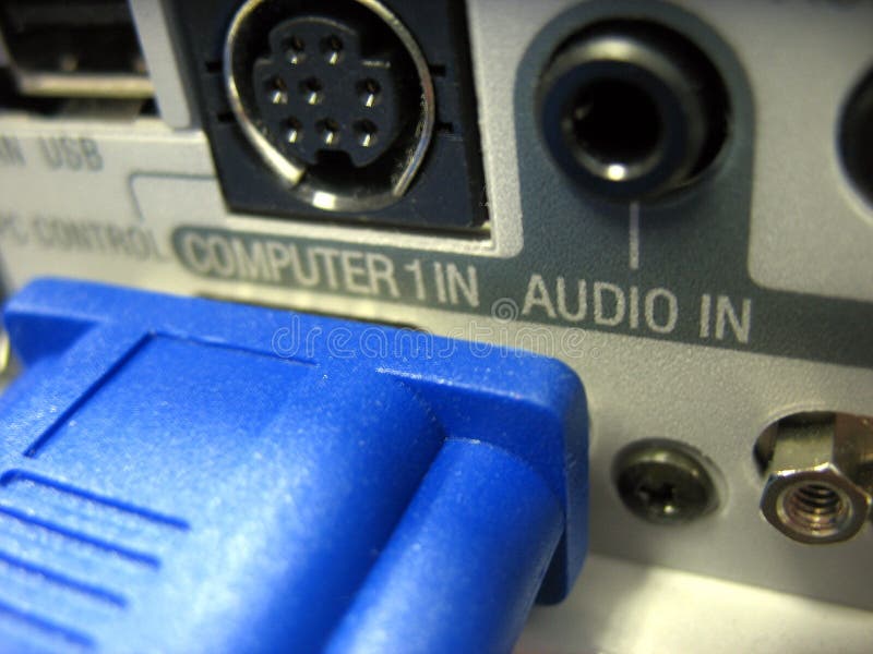 Computer Connection stock image. Image of plastic, metal - 6222415