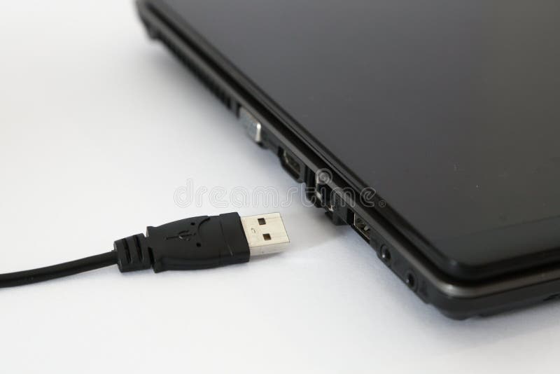 Computer connection stock photo. Image of laptop, isolated - 51847250