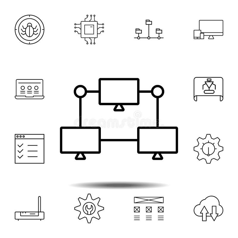 Security Web Development Pictogram Icons Set Stock Illustrations – 343 Security Web Development ...