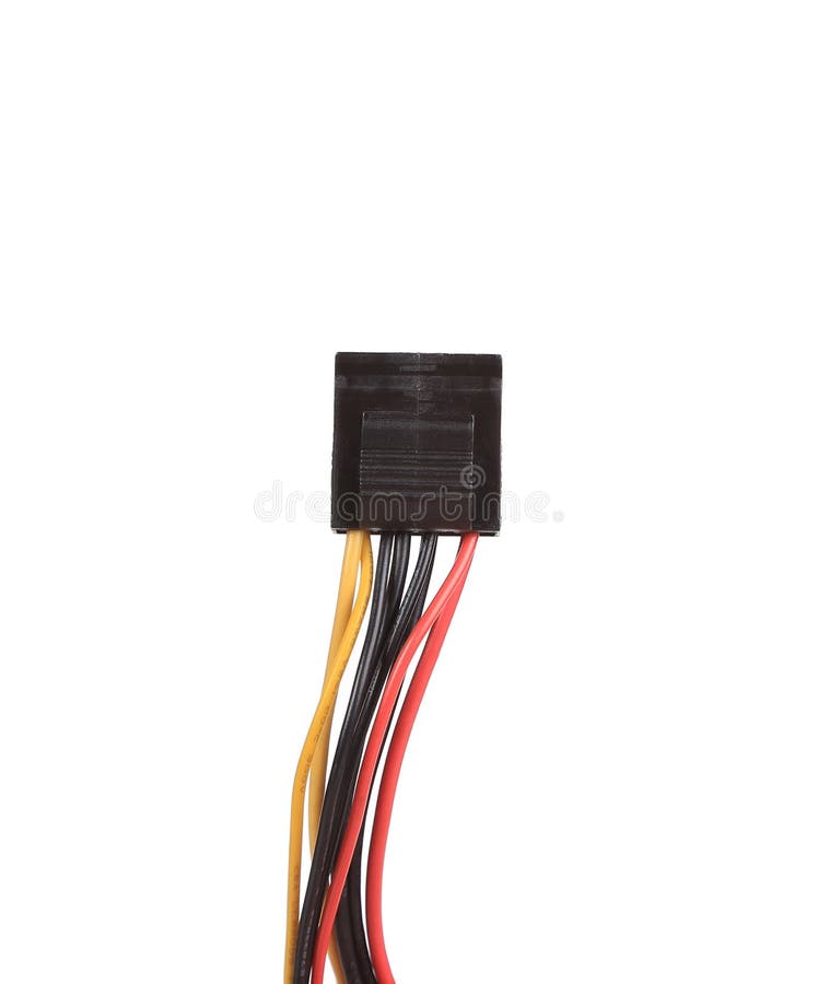 Computer connection plugs. stock photo. Image of wire - 38094430