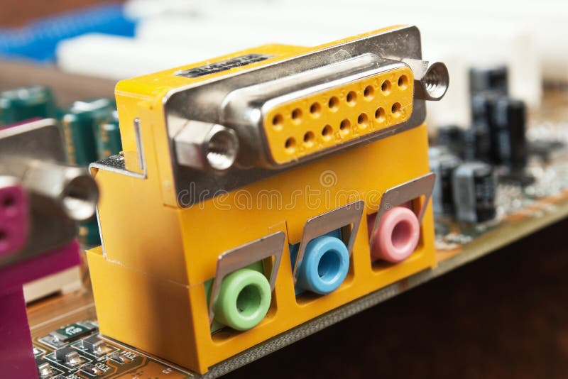 Computer connector stock image. Image of closeup, computer - 20617925