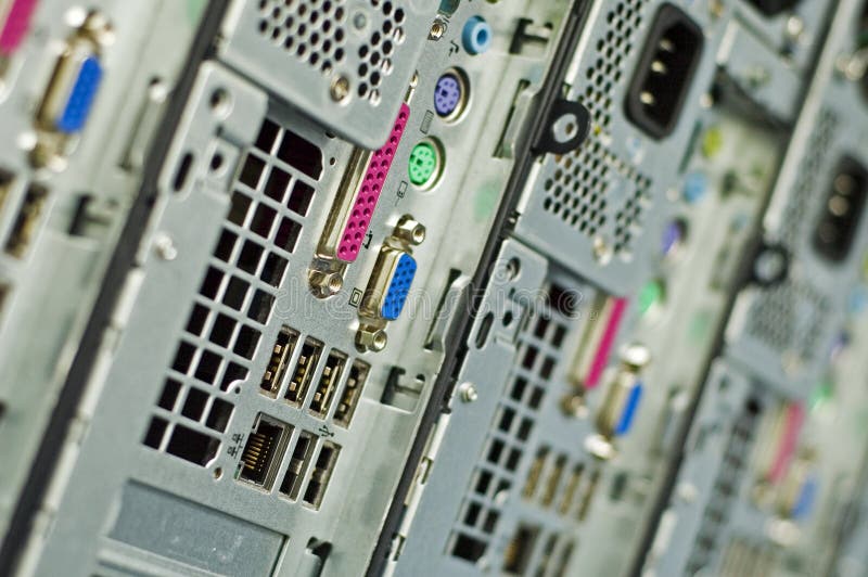 Computer Connector stock image. Image of parrallel, power - 3163793