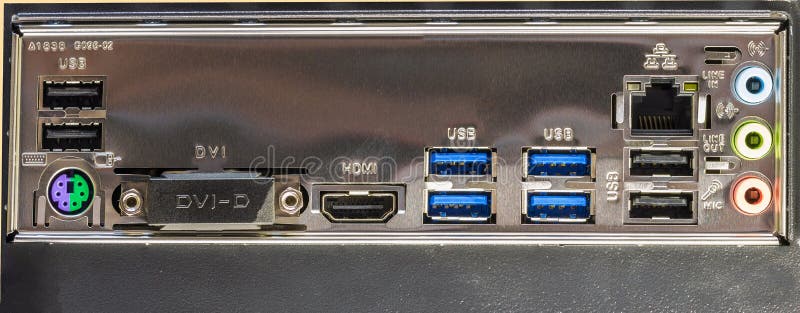 Computer connector stock photo. Image of plug, hardware - 236832018