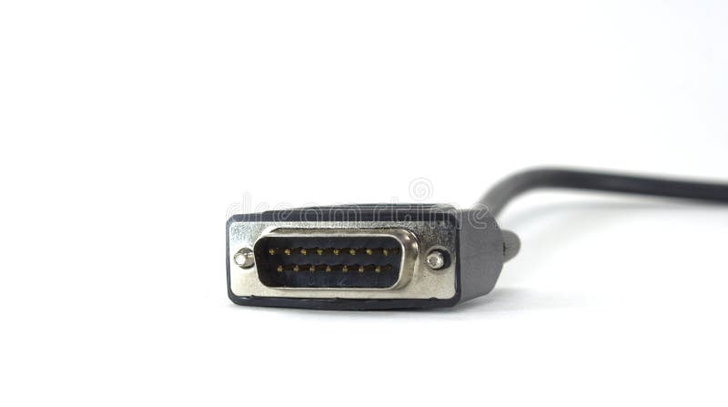 Computer Connector of a Scanner for Car Diagnostics Stock Image - Image ...