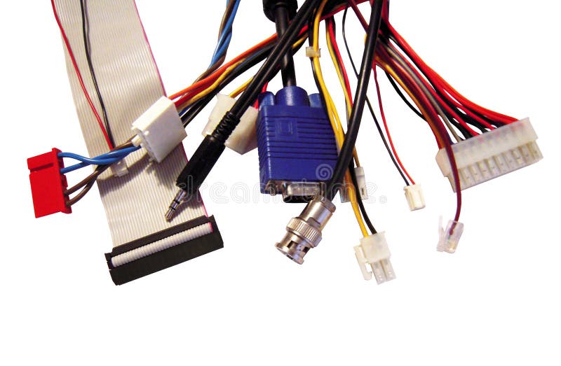 Bunch of Brightly Coloured Ethernet Network Cables Stock Photo - Image ...