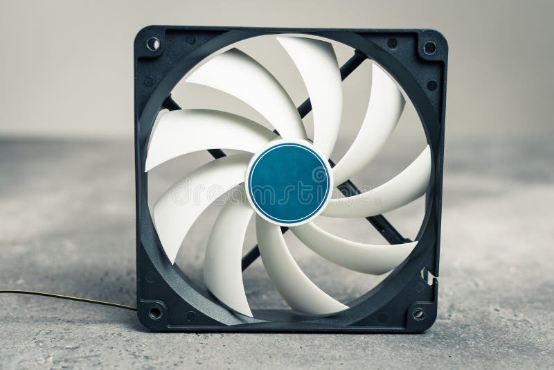 Computer Cooler Fan CPU or PC Case Stock Photo - Image of computer ...