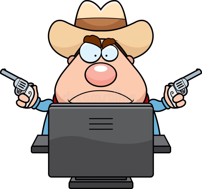 Angry Computer Stock Illustrations – 5,898 Angry Computer Stock ...