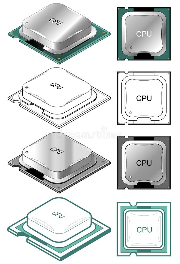 Computer CPU Royalty Free Stock Photography - Image: 10757437