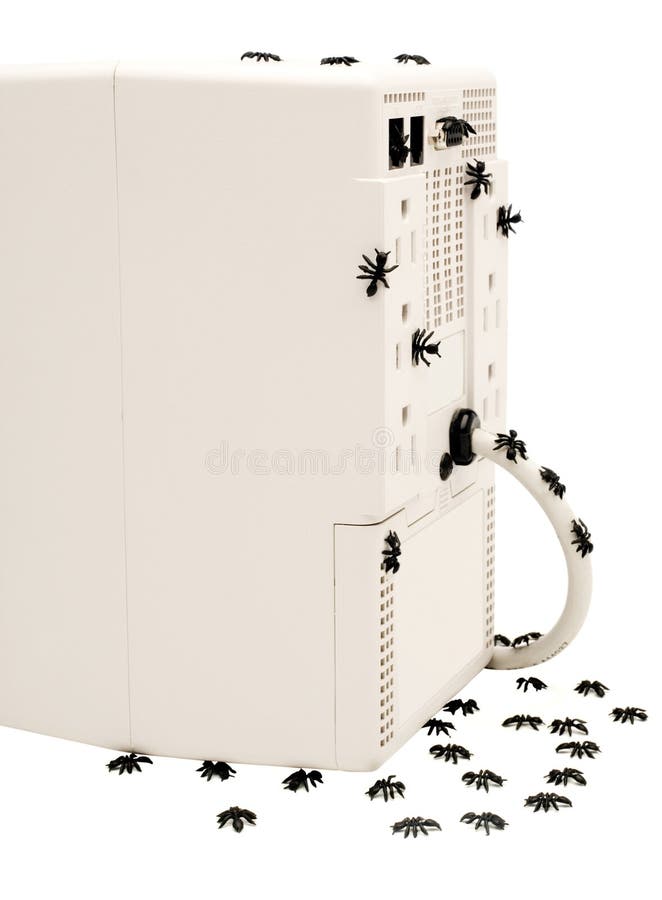 Computer cpu and ants stock photo. Image of debug, problems - 28673776