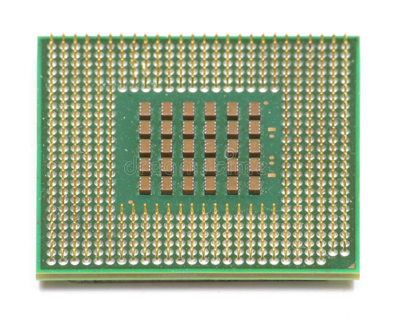 Computer CPU Chip stock image. Image of chip, technology - 1462919