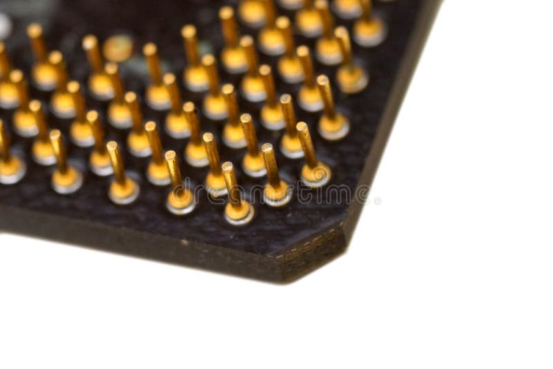 Computer cpu chip stock image. Image of electronic, processor - 74992537