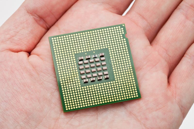 Computer CPU close up stock photo. Image of calculations - 227441298