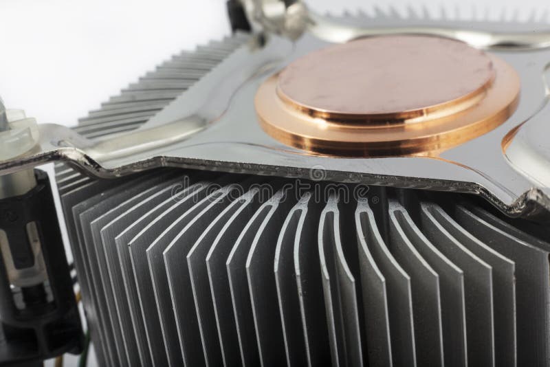 Computer Cpu Cooler Close Up Stock Photo - Image of cooler, overheat ...