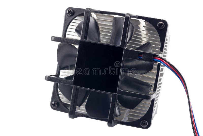 Computer CPU Cooling System Stock Photo - Image of equipment, radiator ...