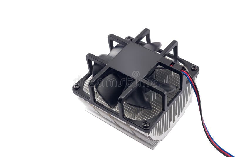 Radiator with Fan for Cooling the Computer Processor in the System Unit ...