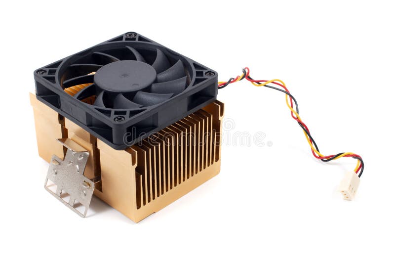 Computer cpu fan stock image. Image of electrical, cooler - 152185873