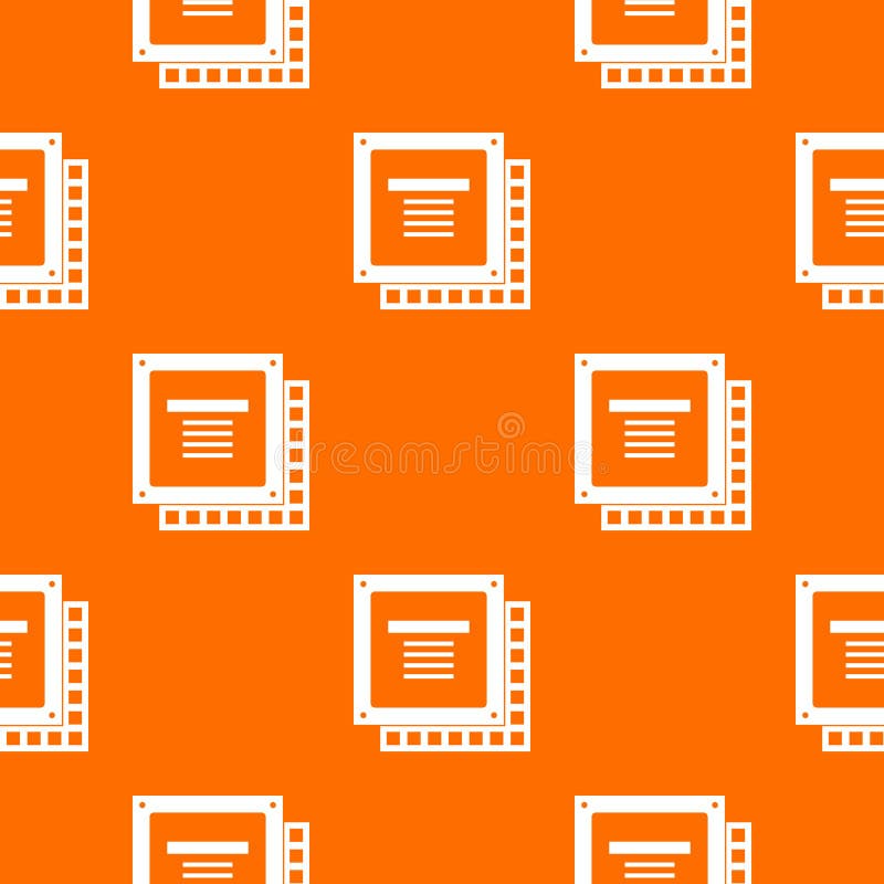 Computer CPU Processor Chip Pattern Seamless Stock Vector ...