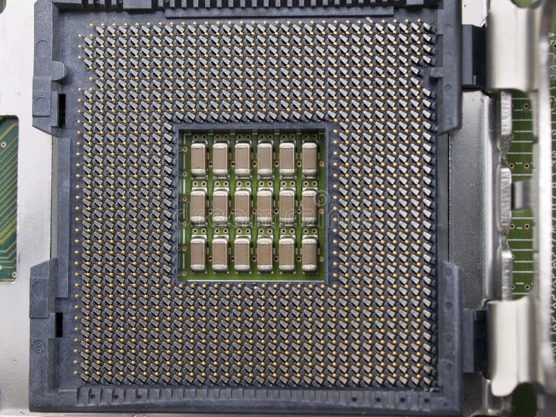 Computer CPU Seat On Motherboard Picture. Image: 6468420
