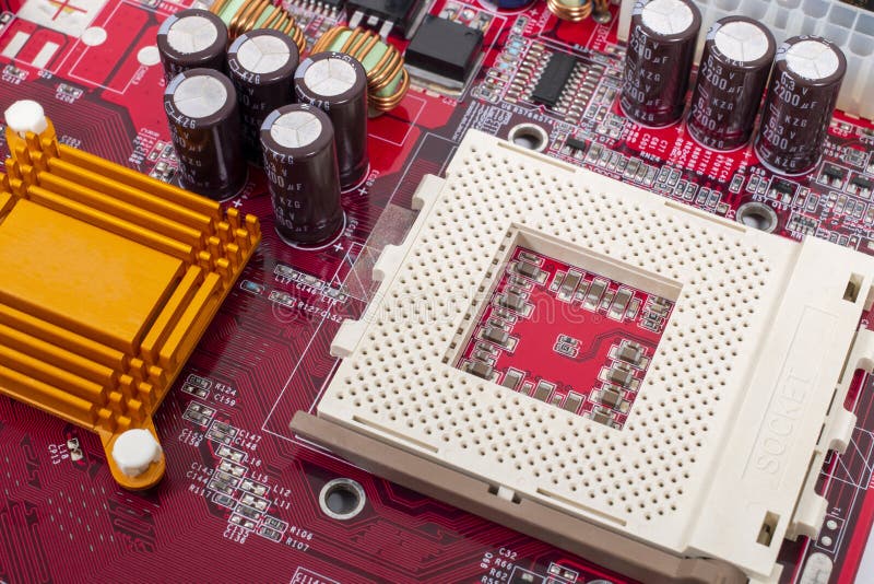Computer cpu socket stock photo. Image of integrated - 152184082