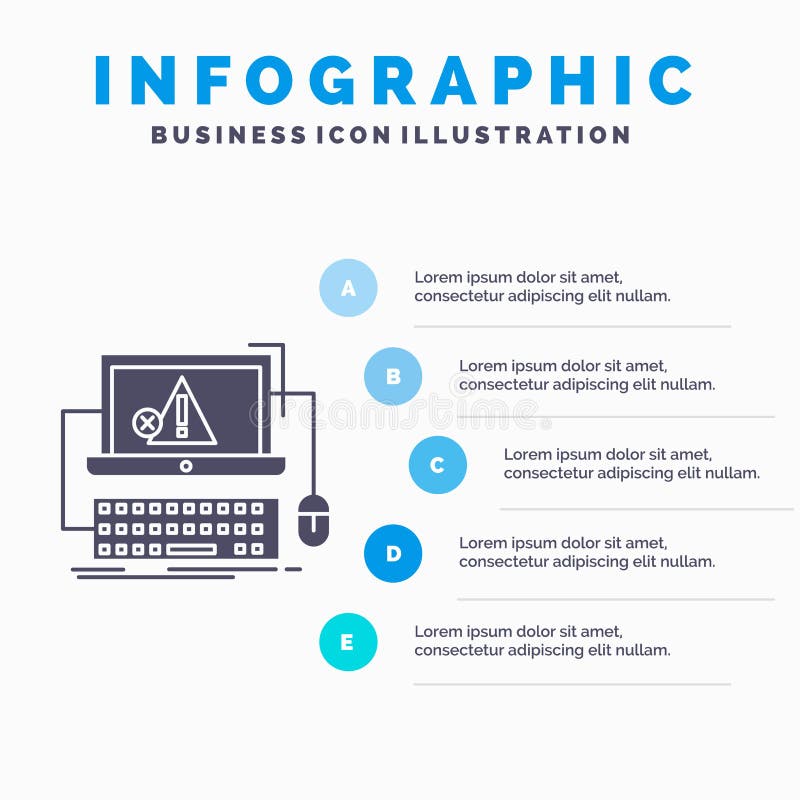 Computer, Crash, Error, Failure, System Infographics Template for ...