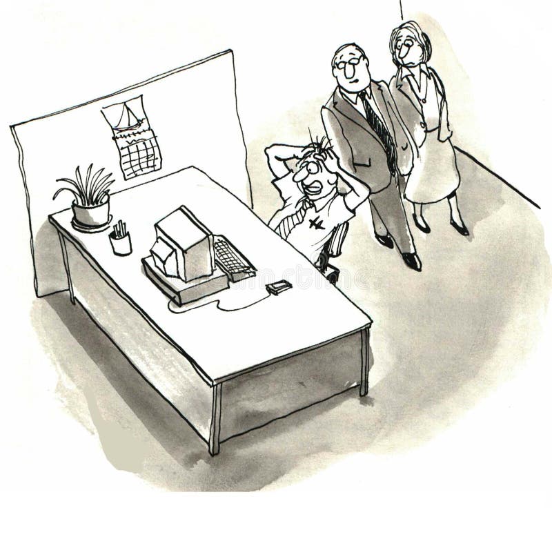 Computer Crashed stock illustration. Illustration of frustrated - 36996723