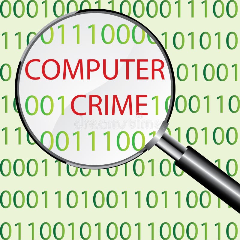 Computer crime stock illustration. Illustration of danger - 2069019