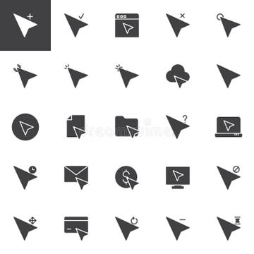 Computer Mouse Folder Icon Stock Illustrations – 1,996 Computer Mouse ...