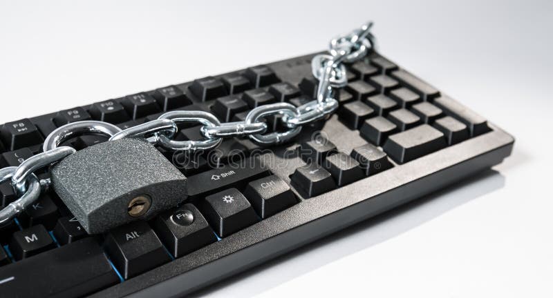 Computer Spy Man Cybercrime, Cyber Hacker Typing on Keyboard, Circle ...