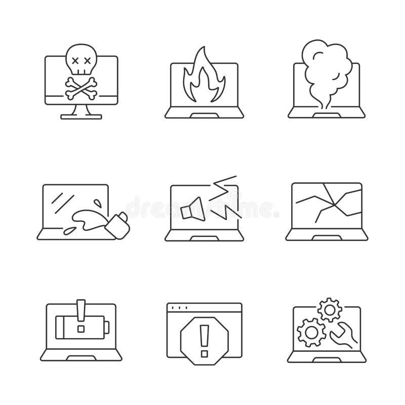 Burning Pc Stock Illustrations – 80 Burning Pc Stock Illustrations ...