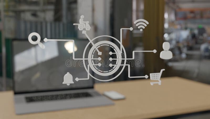 Computer and Dashboard for Data Business Analysis and Data Management ...