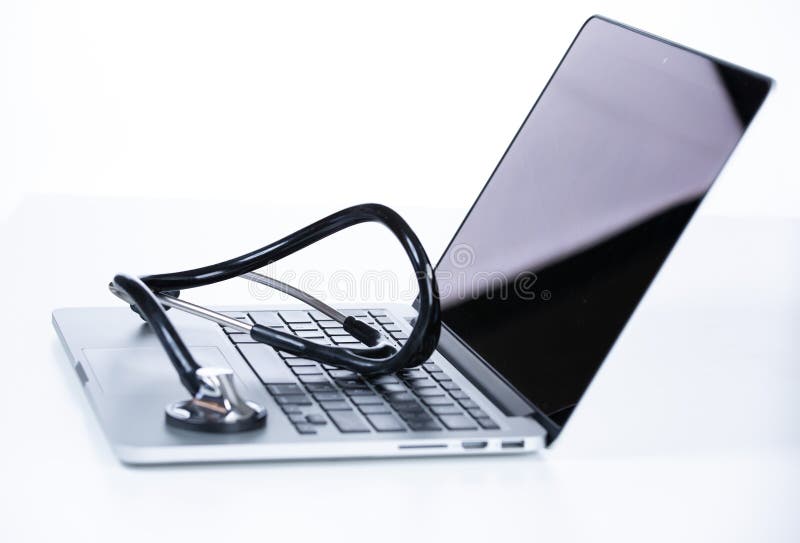 Computer and Data Analysis Concept. Stethoscope Over a Computer Stock ... Computer and Data Analysis Concept. Stethoscope Over a Computer Stock ...